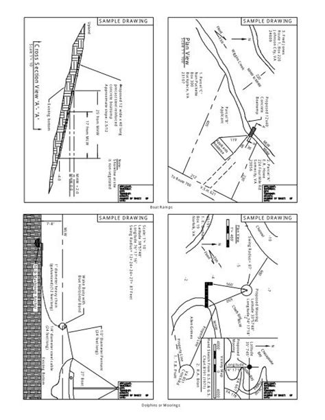 Sample Drawings In Plan View And Cross Section