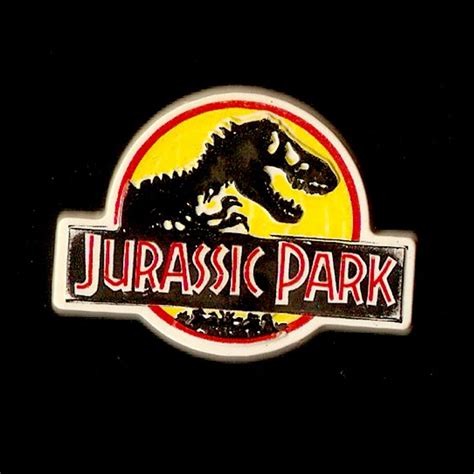 Jurassic Park Vintage Enamel Lapel Pin Etsy