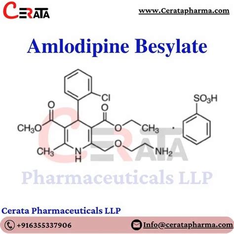 Amlodipine Besylate Api Powder 25kg At Rs 9500 Kg In Surat Id 27599706391