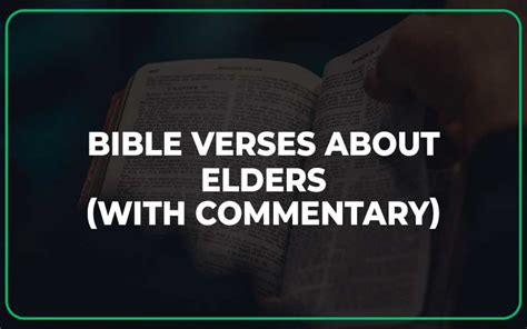 35 Bible Verses About Elders Scripture Savvy