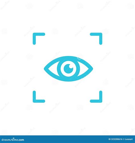 Biometric Recognition Icon In Filled Thin Line Outline And Stroke Style Vector Illustration