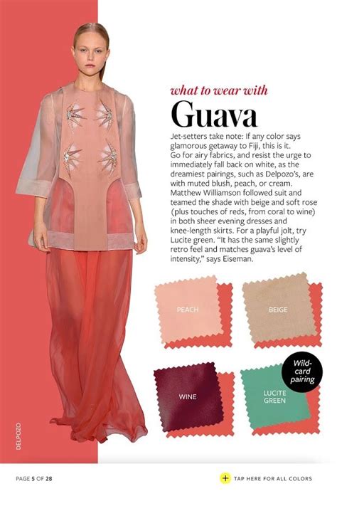 Instyle Color Guide 2018 Color 2018