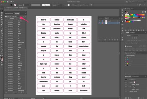 how to create a variable data sticker sheet with adobe illustrator