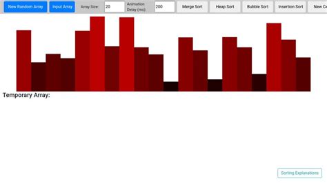 Sorting Algorithm Visualizer