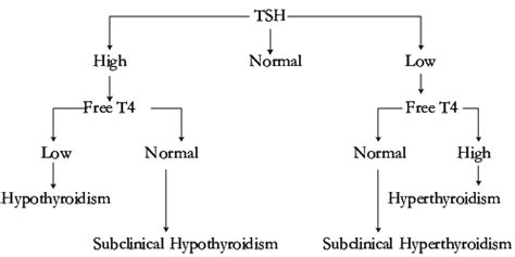 A Thyroid Function Test Algorithm B Algorithm For The Diagnosis Of Download Scientific