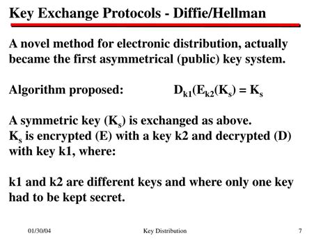 PPT Chapter Key Distribution Symmetric Systems Have Key Distribution Issues Consider N