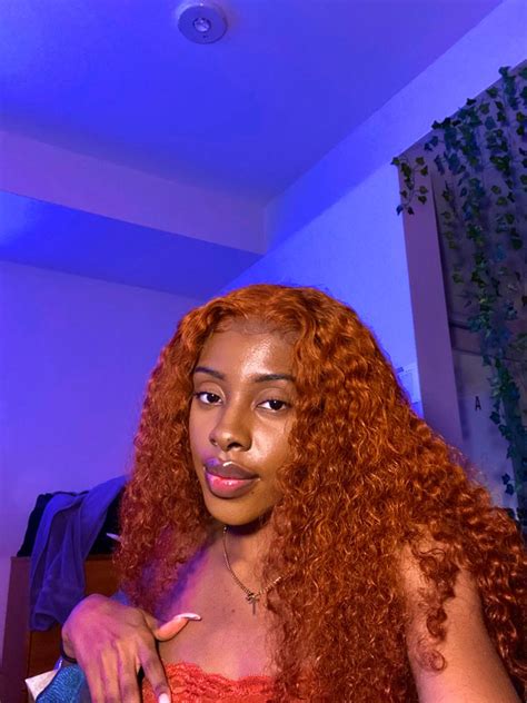 Pin By Ciani Peay On Ginger Black Women Ginger Hair Color Bright