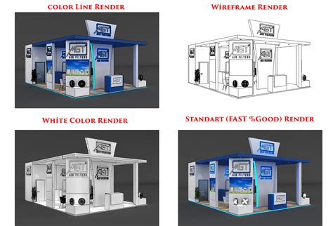 3ds Max And Vray Render Setting Vray Toon Wireframe Fas On Behance