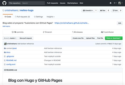 Github Pages Ejemplos De Uso