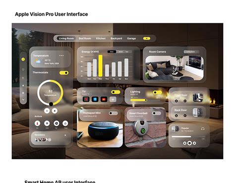 ar vr user interface design behance