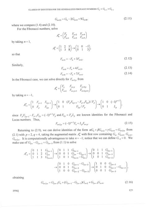 classes of identities for the generalized fibonacci pdf physics