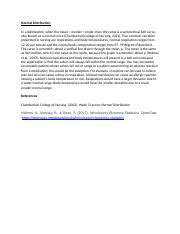 MATH225 Week 5 Discussion Docx Normal Distribution In A Distribution