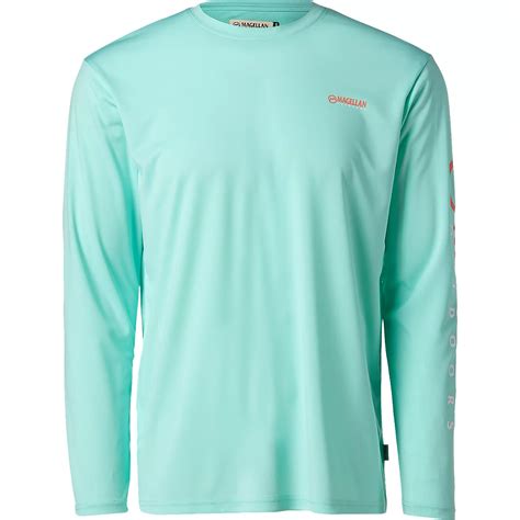 Magellan Outdoors Mens Casting Crew Core Graphic Long Sleeve T Shirt Academy