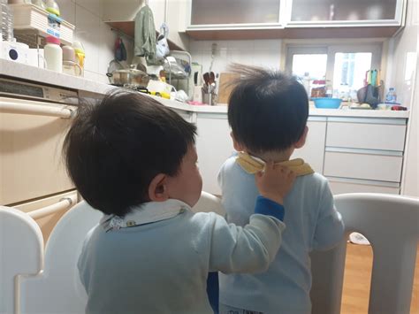 블라인드 육아 주말 육아 시작~