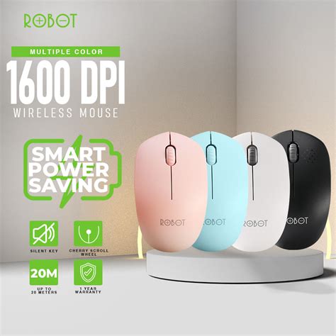 Robot M210 Mouse Wireless Mouse Gaming Mouse 2 4ghz Usb Optical Mice