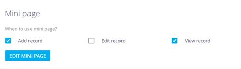 Add Mini Pages Creatio Academy