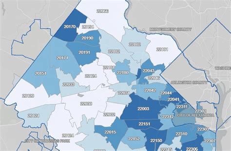 Arlington Zip Code Map Va At Gabrielle Paul Blog
