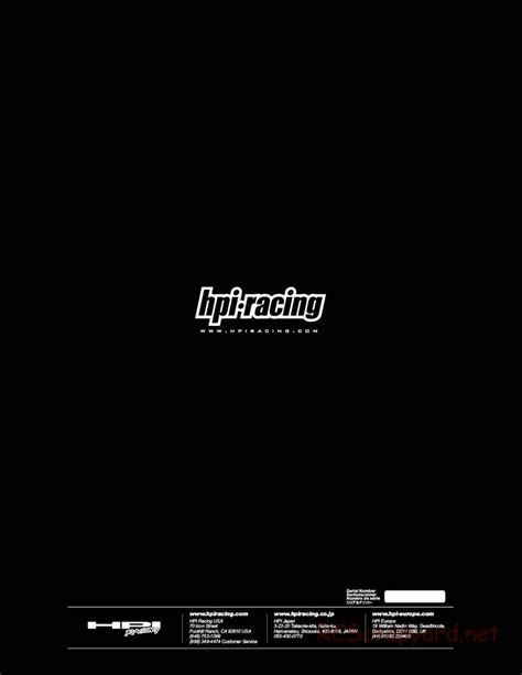 HPI Manual Blitz ESE RCScrapyard Radio Controlled Model Archive