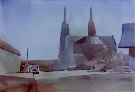 Madison Ave Watercolor Staats Fasoldt Ralbany