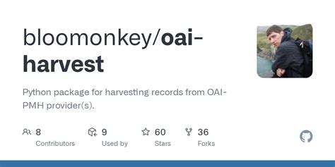 GitHub Bloomonkey Oai Harvest Python Package For Harvesting Records From OAI PMH Provider S