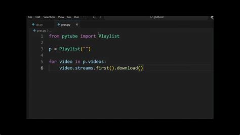 How To Download An Entire Youtube Playlist Using Pytube Youtube