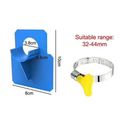 Badu Bg 30 38 мм държач за тръби за плувен басейн Монтаж на скоба за маркуч Поддържа тръби за