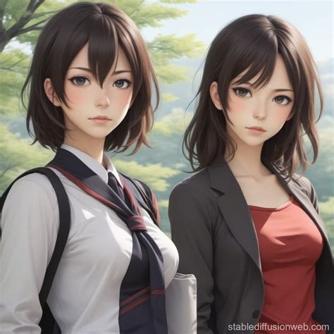 Chicas Anime Al Estilo Del Anime Haikyuu Prompts Stable Diffusion Online