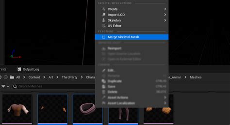 quick merge skeletal mesh in code plugins ue marketplace