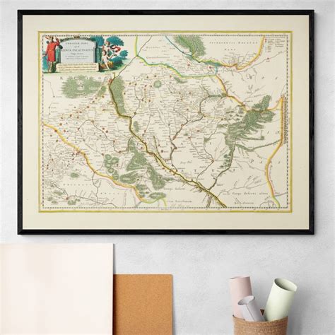 1660 Map of Ukraine - Etsy