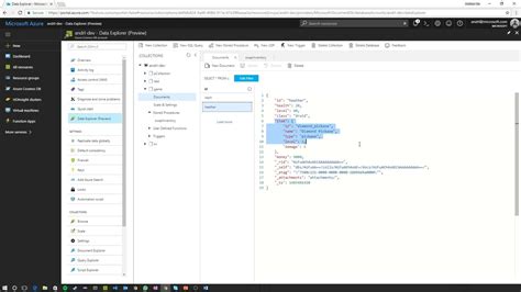 Azure Cosmos Db Server Side Programmability Stored Procedures And Multi Record Transactions