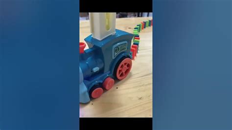 더판다 도미노 기차 전기 자동차 창의적인 게임 지능 교육 Diy 장난감 어린이 생일 선물 Youtube