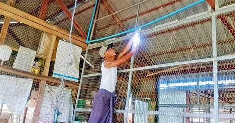 ကျေးလက် စည်ပင်သာယာဈေးများ လျှပ်စစ်အန္တရာယ်ကင်းဝေးစေရန်နှင့် ဈေးလုံခြုံရေးအတွက် လျှပ်စစ်မီးသီးမ