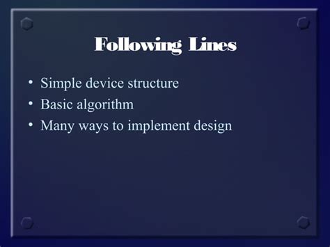 Line Following Robot PPT