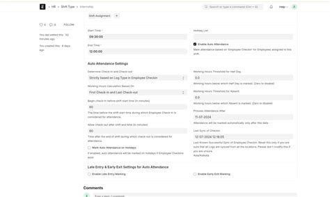 Auto Attendance Marking In Frappe Frappe Hr Frappe Forum