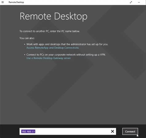 Connect From Windows To Windows With RDP