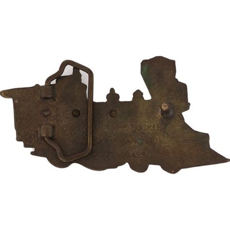 Brass Train Steam Locomotive Railroad Railway Rr 1970 Gem