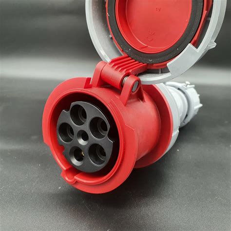 63a 5 Pin Coupler Red 415v Ip67 Niglon