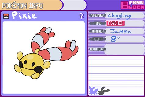 Pkmn Block Pixie By Fancyratties On Deviantart