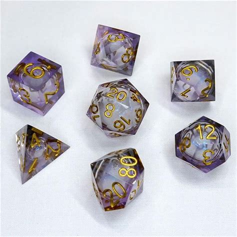 Chronicle Rpg Accessories Pty Chr60017 Cube Liquid Core Molten Cauldron Dice Set Set Of 7