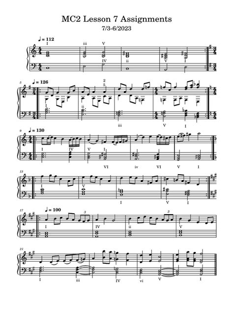 Composition Assignment Number Pdf