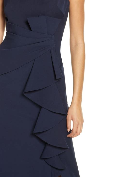 Eliza J Ruffle Front Gown Nordstrom