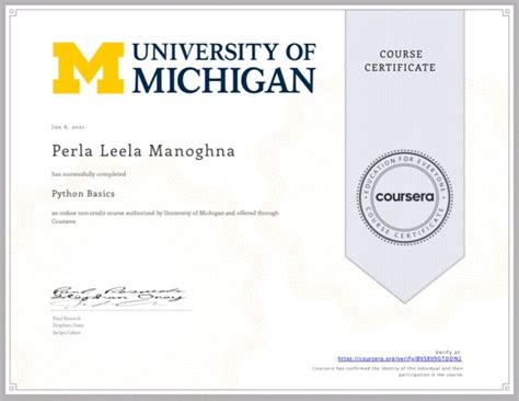 Successfully Completed Python Basics Course Authorised By University Of