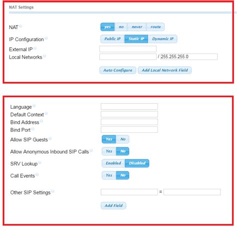 Cucm Asterisk Sip Settings Basic