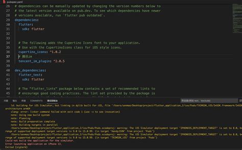 flutter2 5 3 ios运行模拟器报错 · issue 155 · jiangjuhong