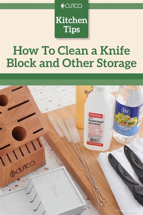 How To Clean A Knife Block And Other Storage