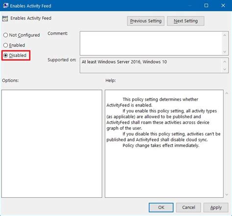How To Disable Timeline On Windows 10 Pureinfotech