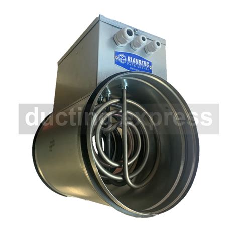 125 Diameter Electric Inline Duct Heater 12kw Single Phase