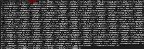 Please Report Excessive Number Of Pending Callbacks 501 · Issue 1103