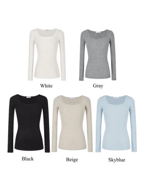 [s~xl] 기획 228 Basic Long T Shirt 5colors 에이블리
