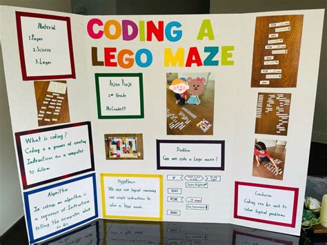 stem project display board coding a lego maze stem projects early
